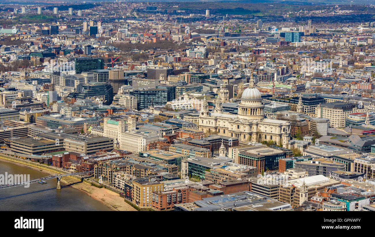 Aerial view london hi-res stock photography and images - Alamy