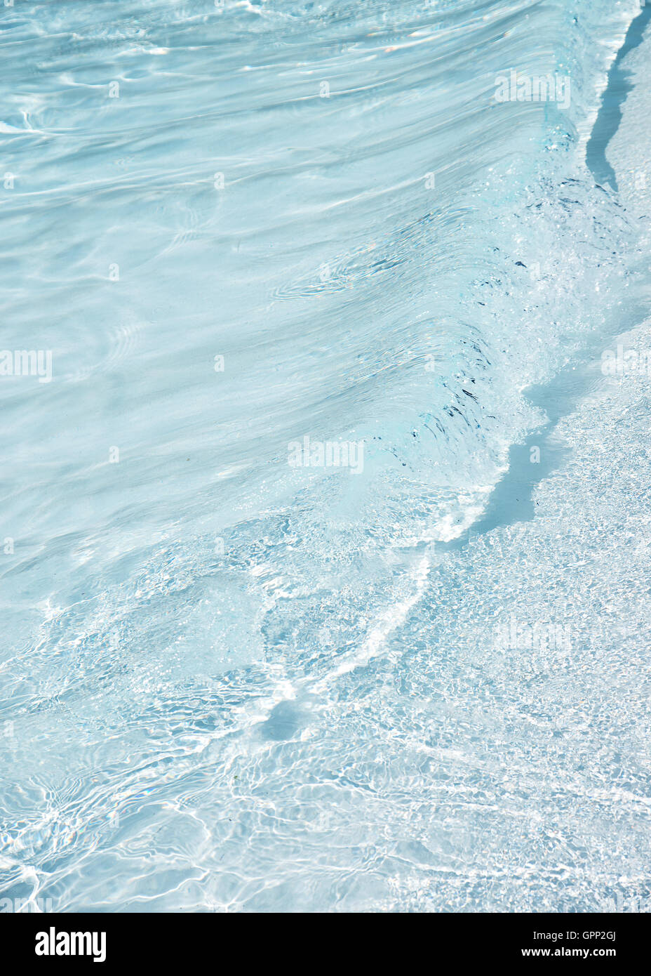 Fresh clear blue water shot for a background ,banner , copy space and ...