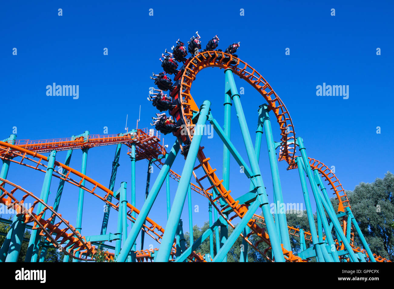 Roller coaster family hi-res stock photography and images - Alamy