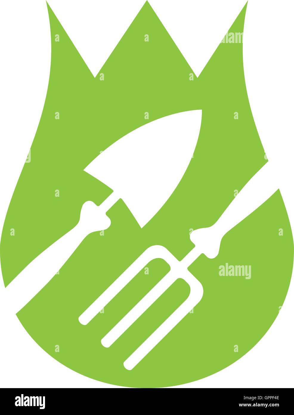 Tulip flower in garden Stock Vector Images - Alamy