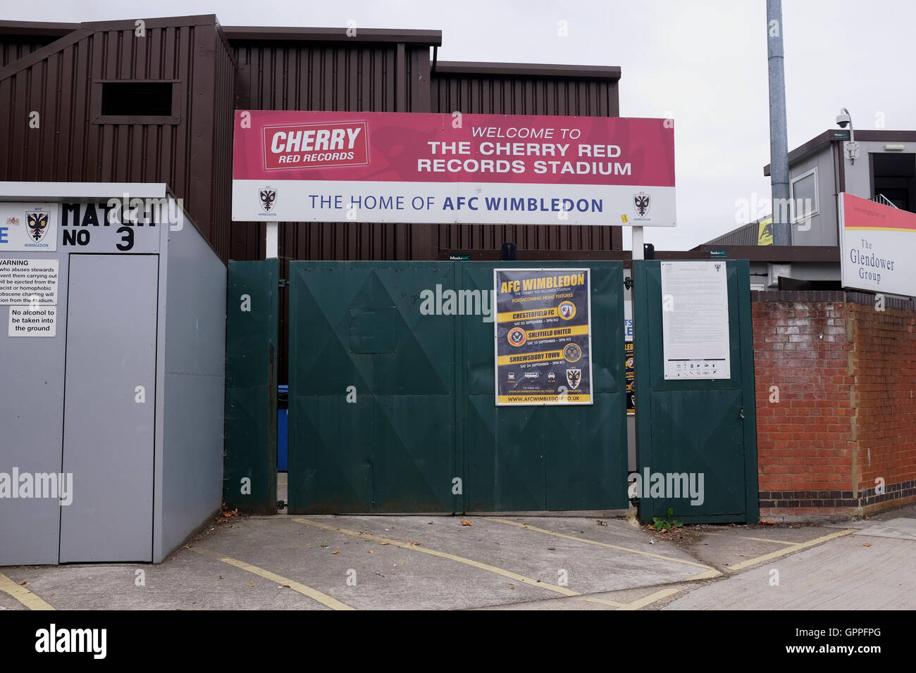 AFC Wimbledon The Cherry Red Records Stadium South London they ground ...