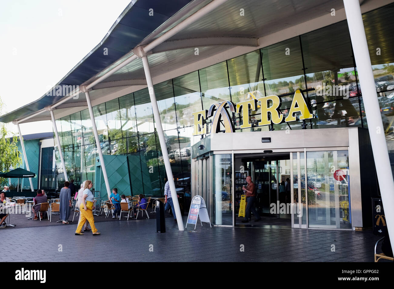 The Extra Motorway Service Station at Cobham on the M25 Surrey UK Stock ...