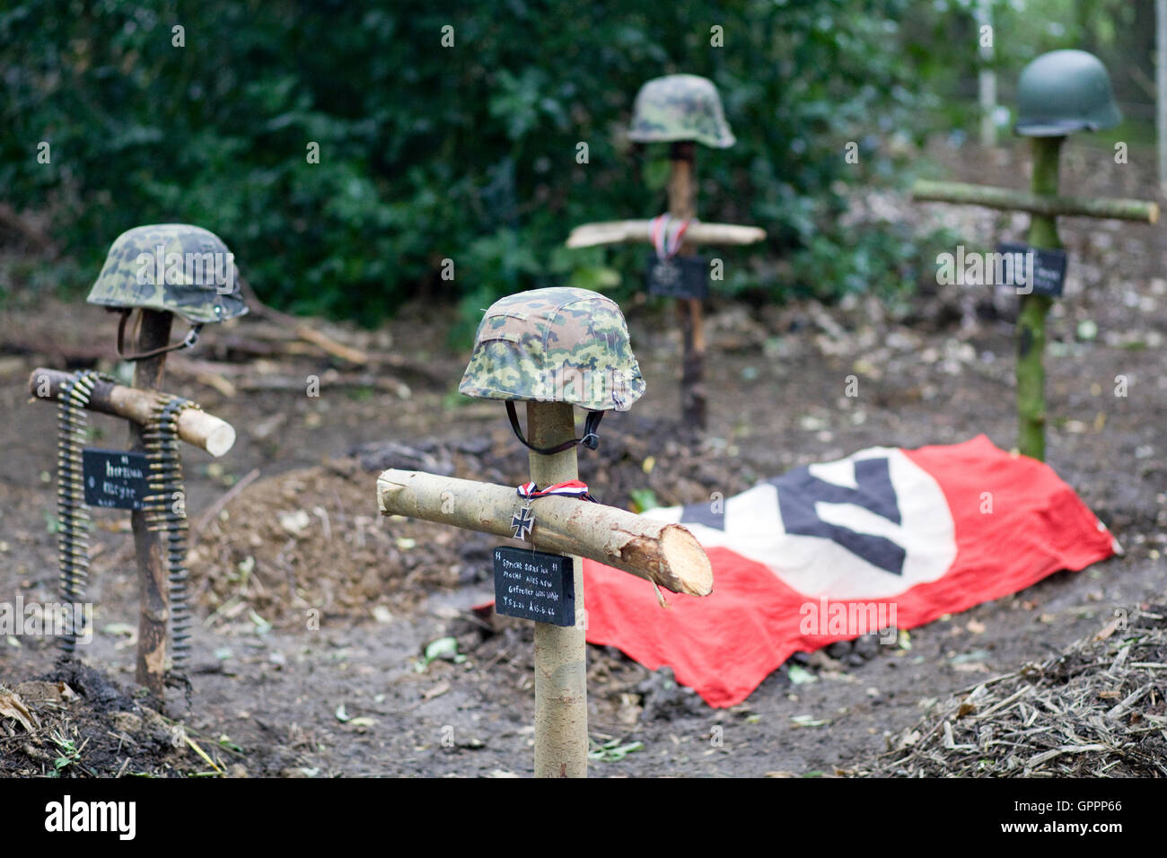 German graves flag on hi-res stock photography and images - Alamy