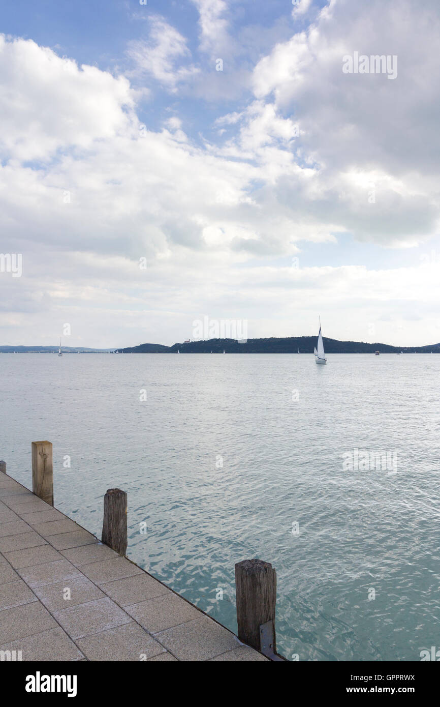 Port of Balatonfüred, Hungary Stock Photo - Alamy