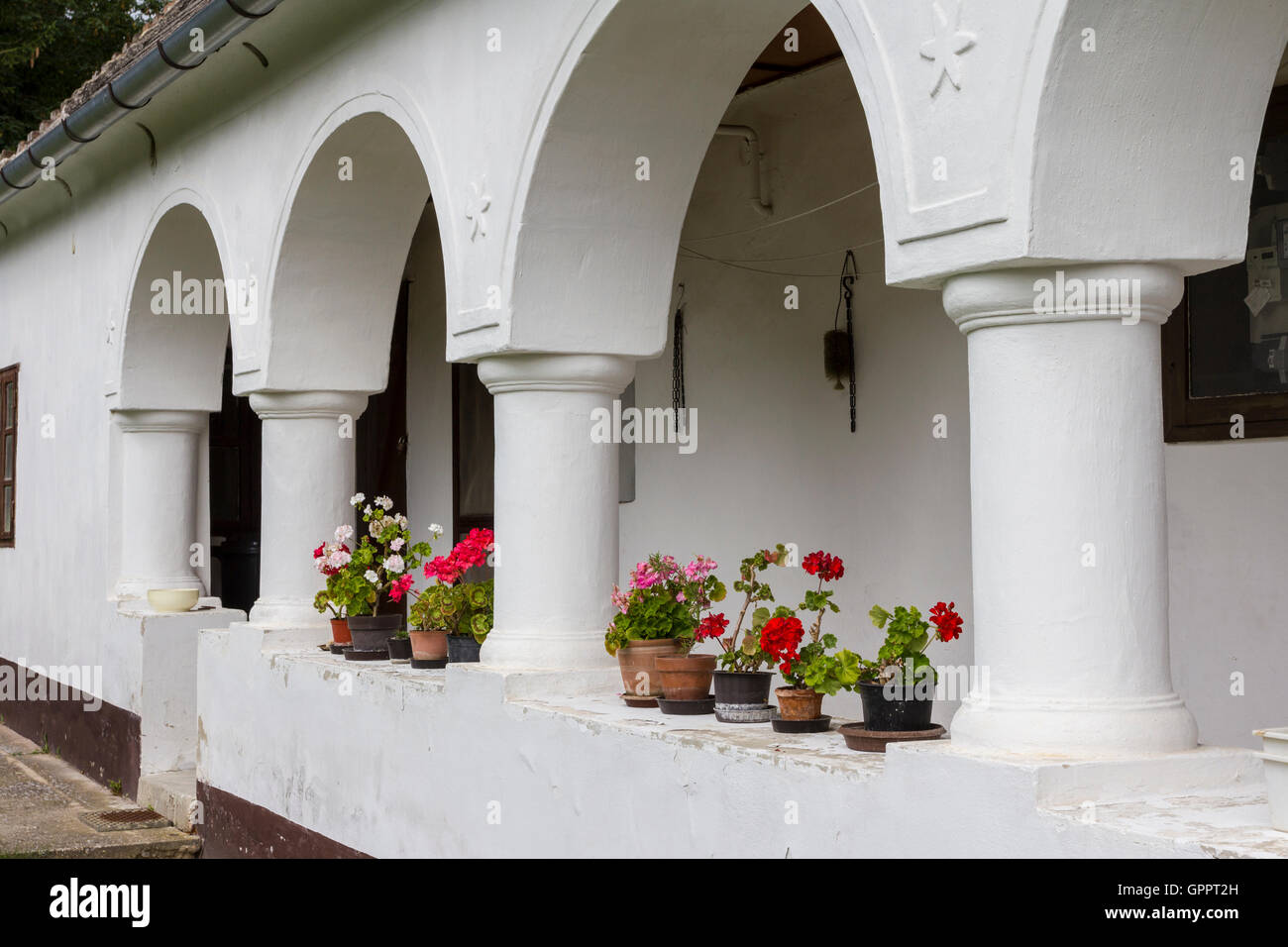 Traditional hungarian village house Stock Photo - Alamy
