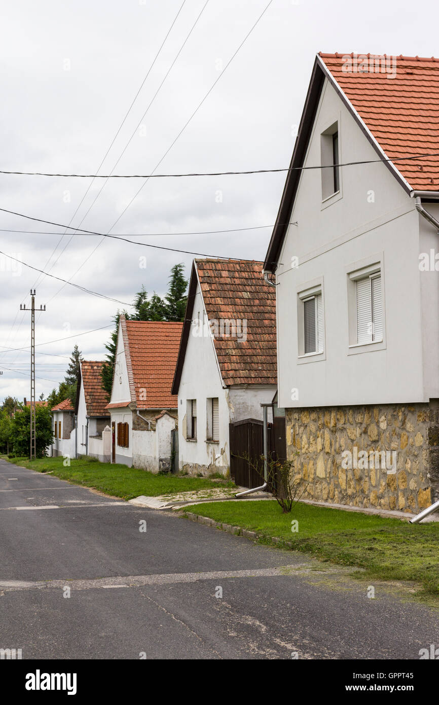 Traditional hungarian village house Stock Photo - Alamy