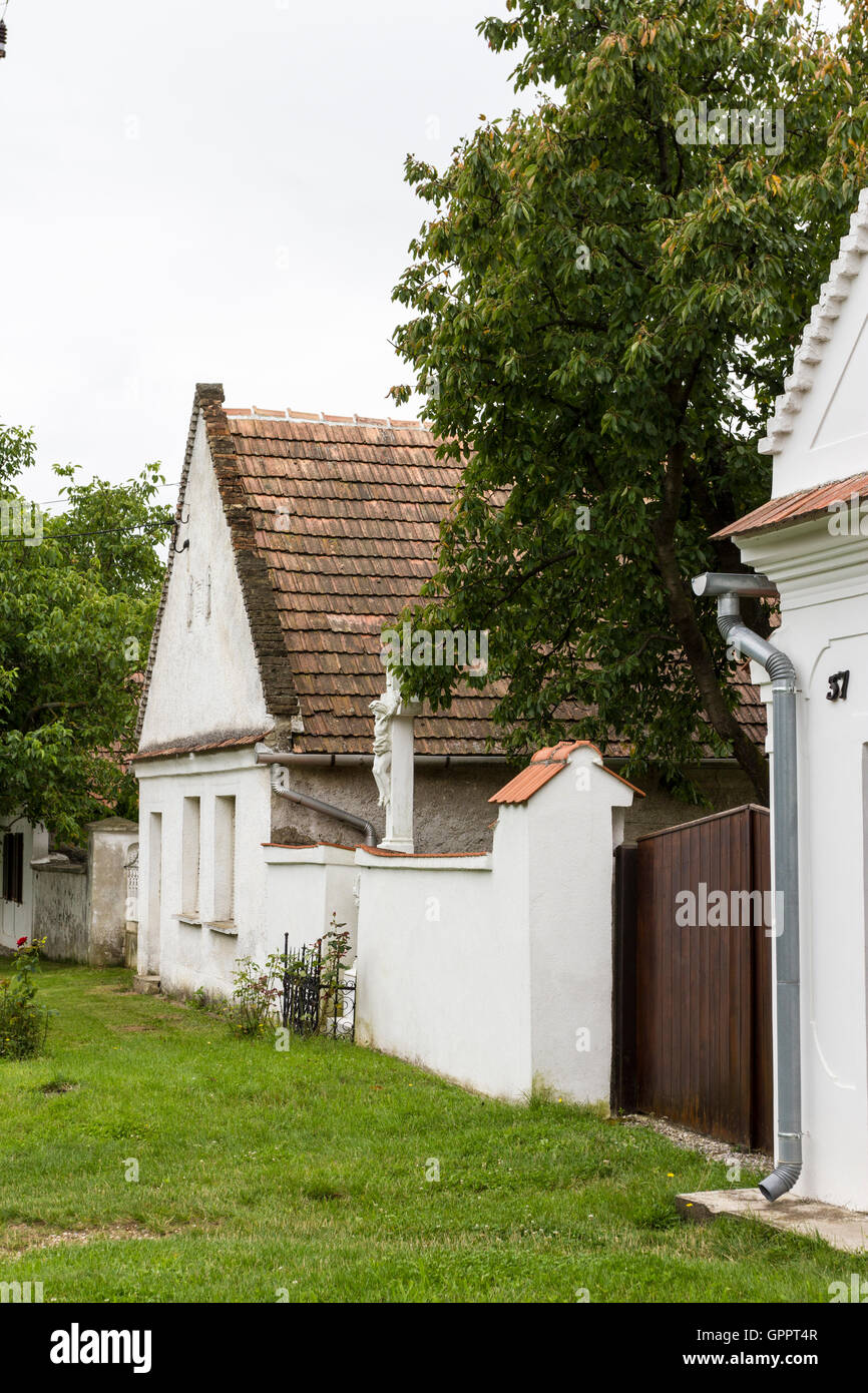 Traditional hungarian village house Stock Photo - Alamy