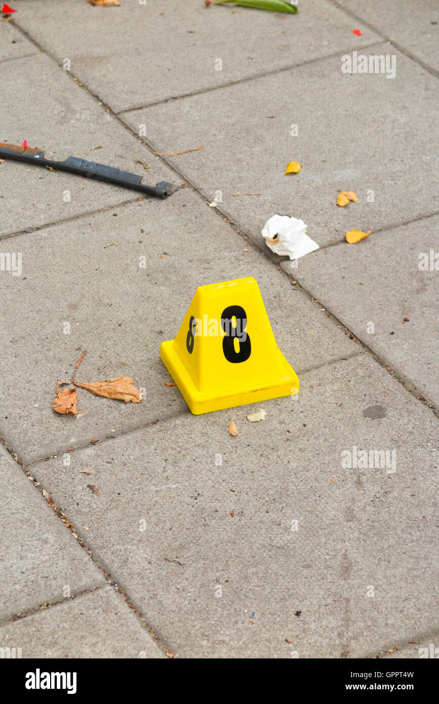 Evidence Marker High Resolution Stock Photography and Images - Alamy