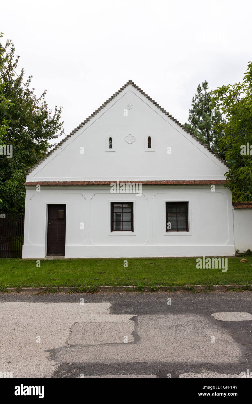 Traditional hungarian village house Stock Photo - Alamy
