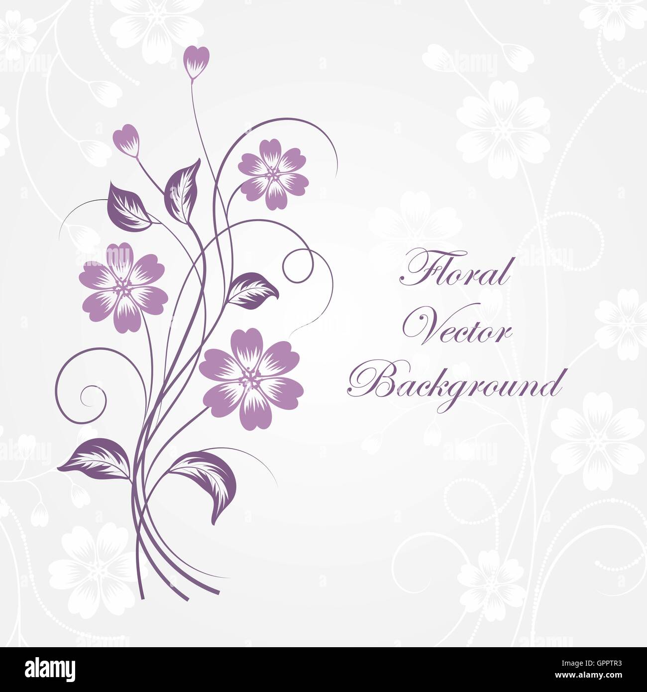 Simple floral background Stock Vector Image & Art - Alamy