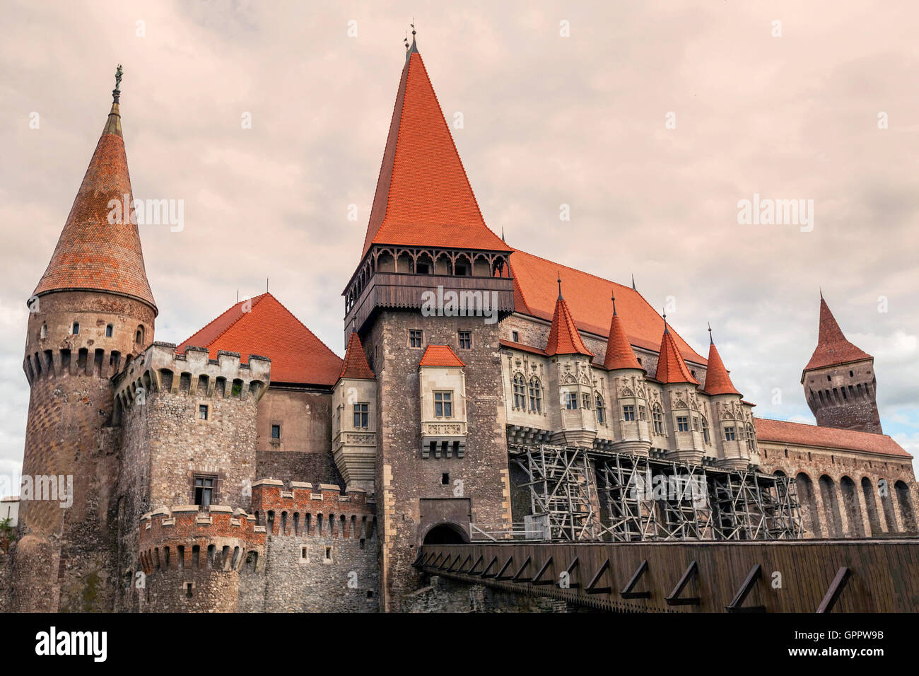 The Corvine Castle Also Known As The Hunyad Castle Is A Gothic ...