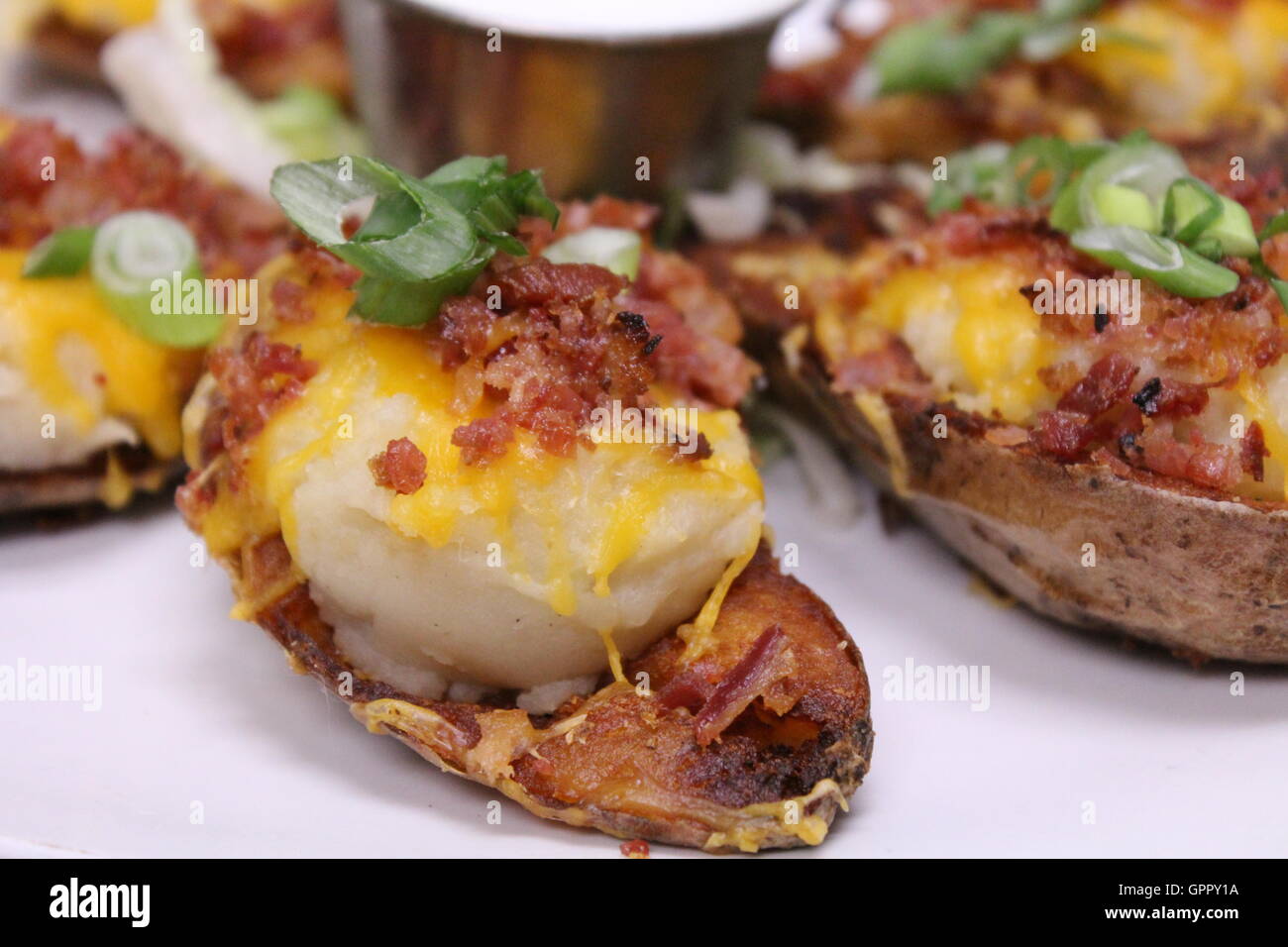 Potato skins hi-res stock photography and images - Alamy