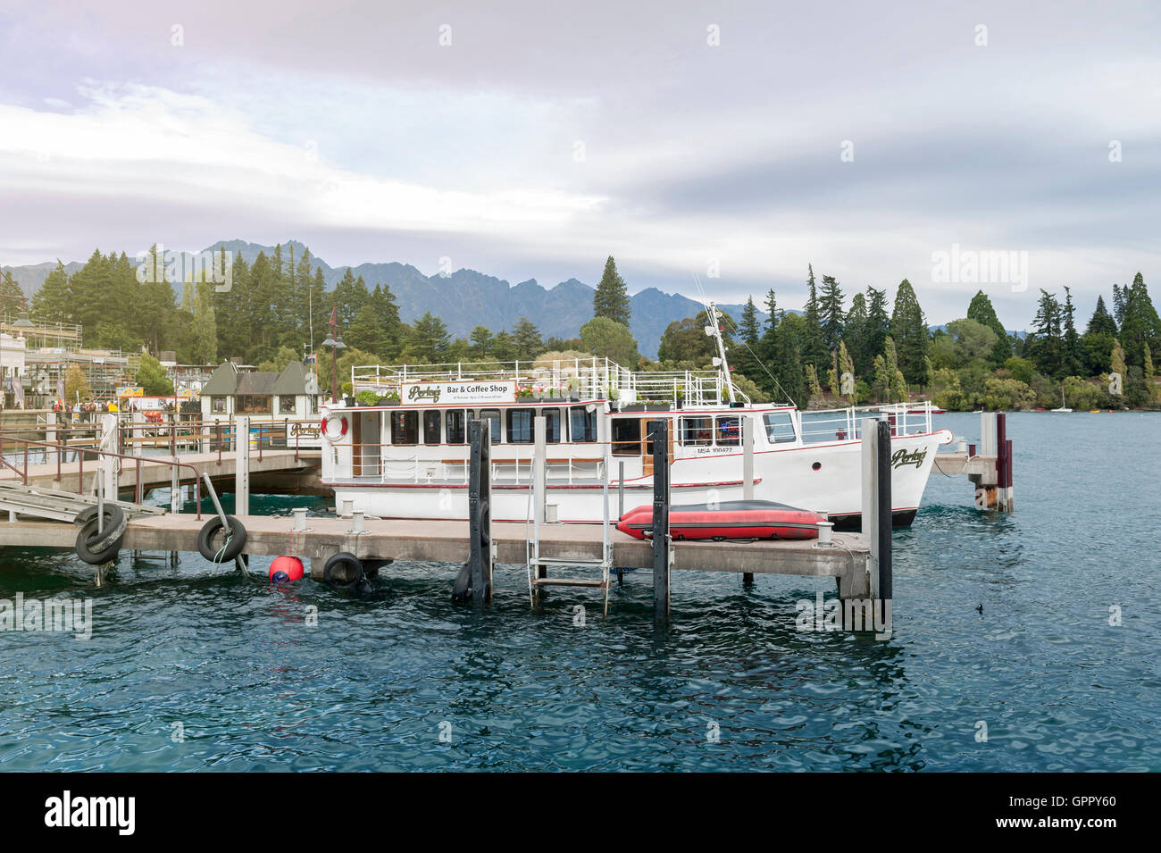 Queenstown jetty pier hi-res stock photography and images - Alamy
