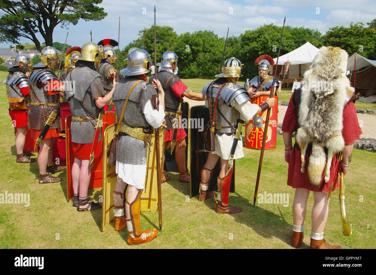 Segontium Roman Event, Caernarfon Stock Photo - Alamy