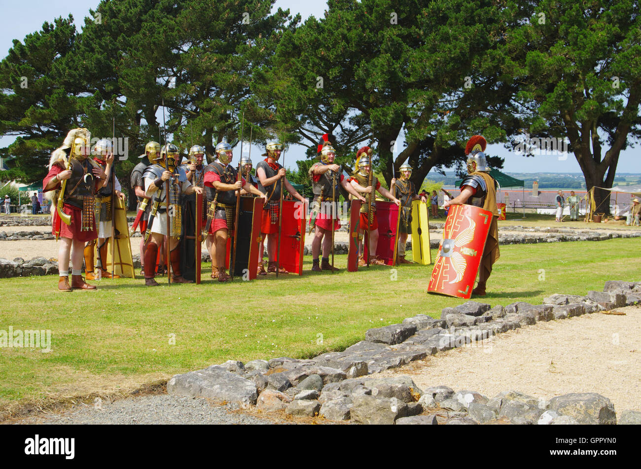 Segontium Roman Event, Caernarfon Stock Photo - Alamy