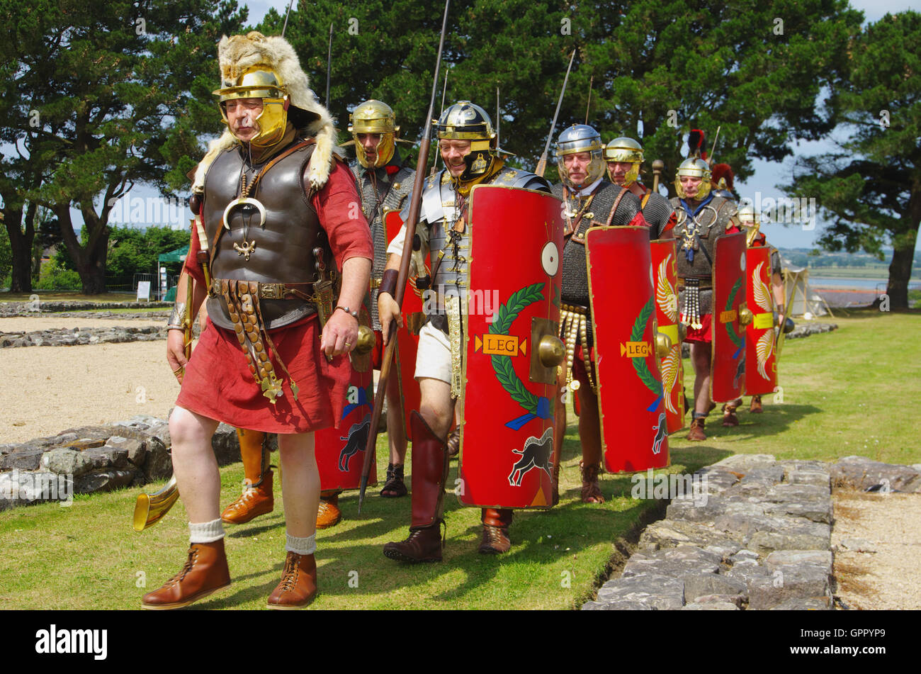 Segontium Roman Event, Caernarfon Stock Photo - Alamy
