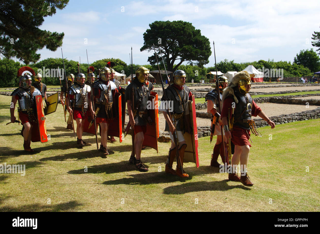 Segontium Roman Event, Caernarfon Stock Photo - Alamy