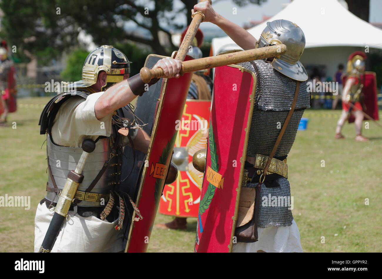 Segontium Roman Event, Caernarfon Stock Photo - Alamy
