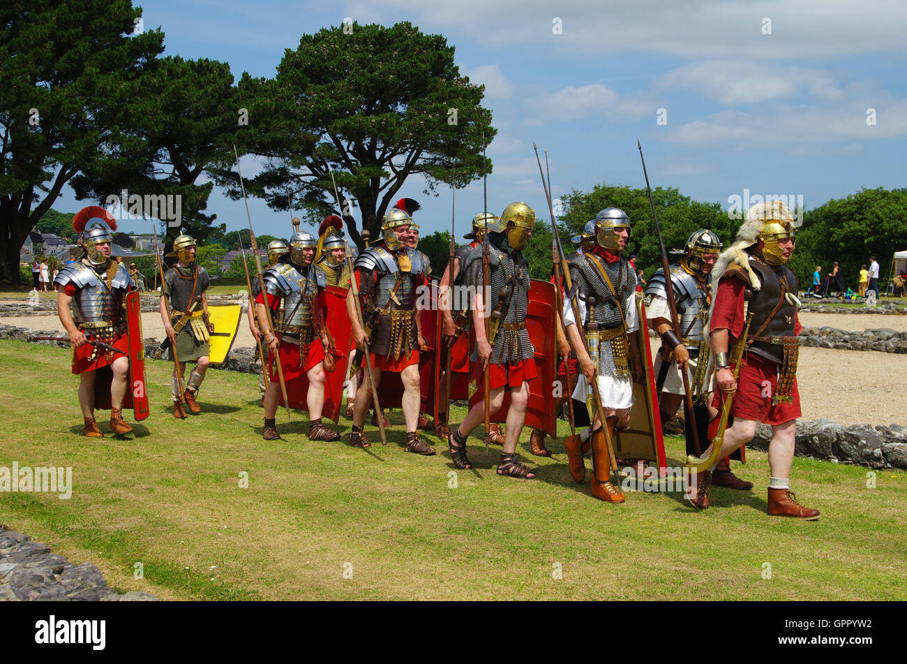 Segontium Roman Event, Caernarfon Stock Photo - Alamy