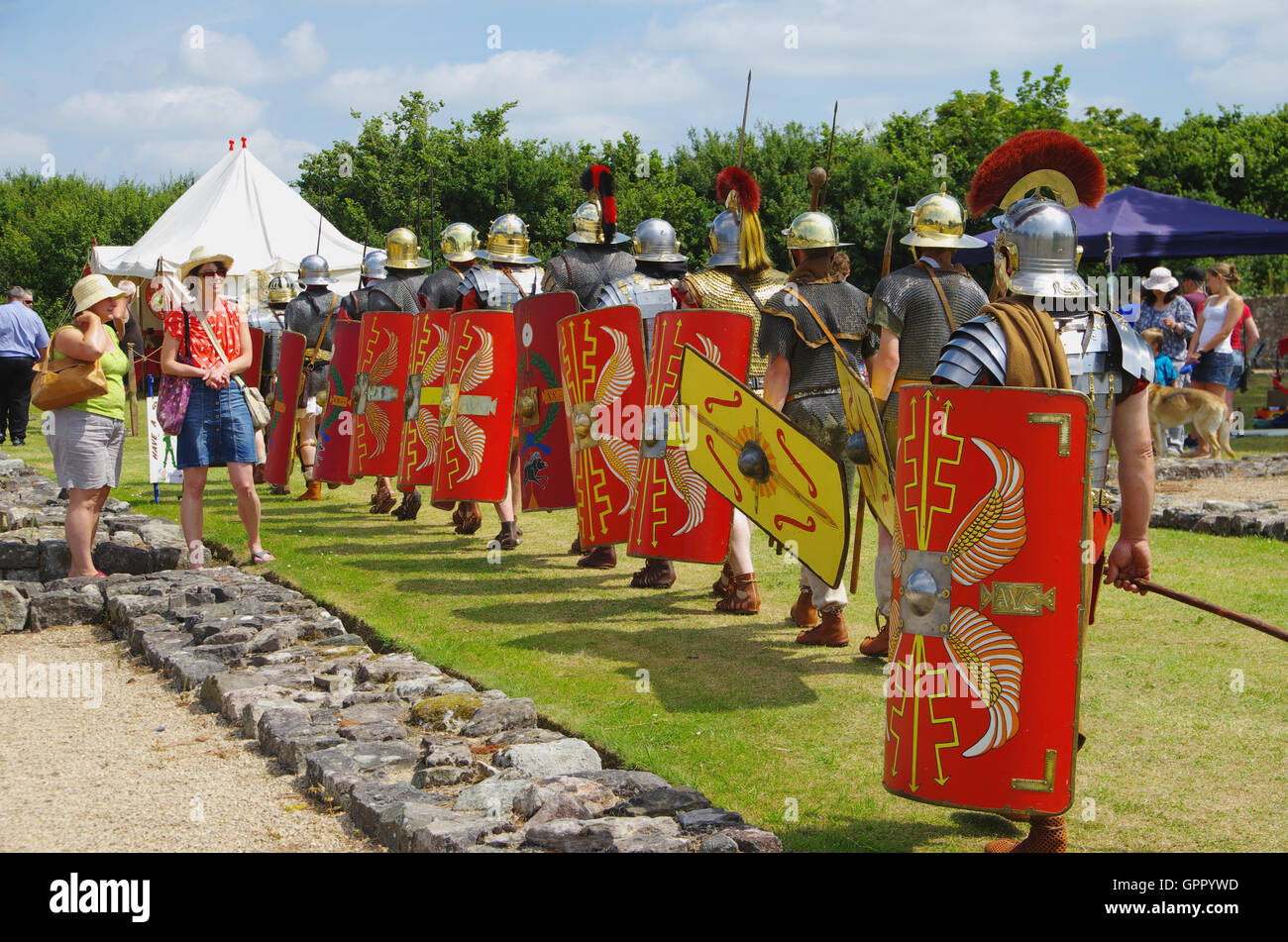 Roman fort camp hi-res stock photography and images - Alamy