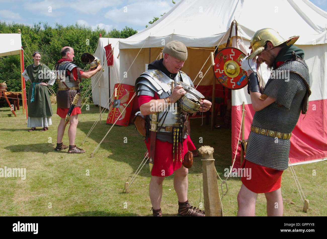 Segontium Roman Event, Caernarfon Stock Photo - Alamy