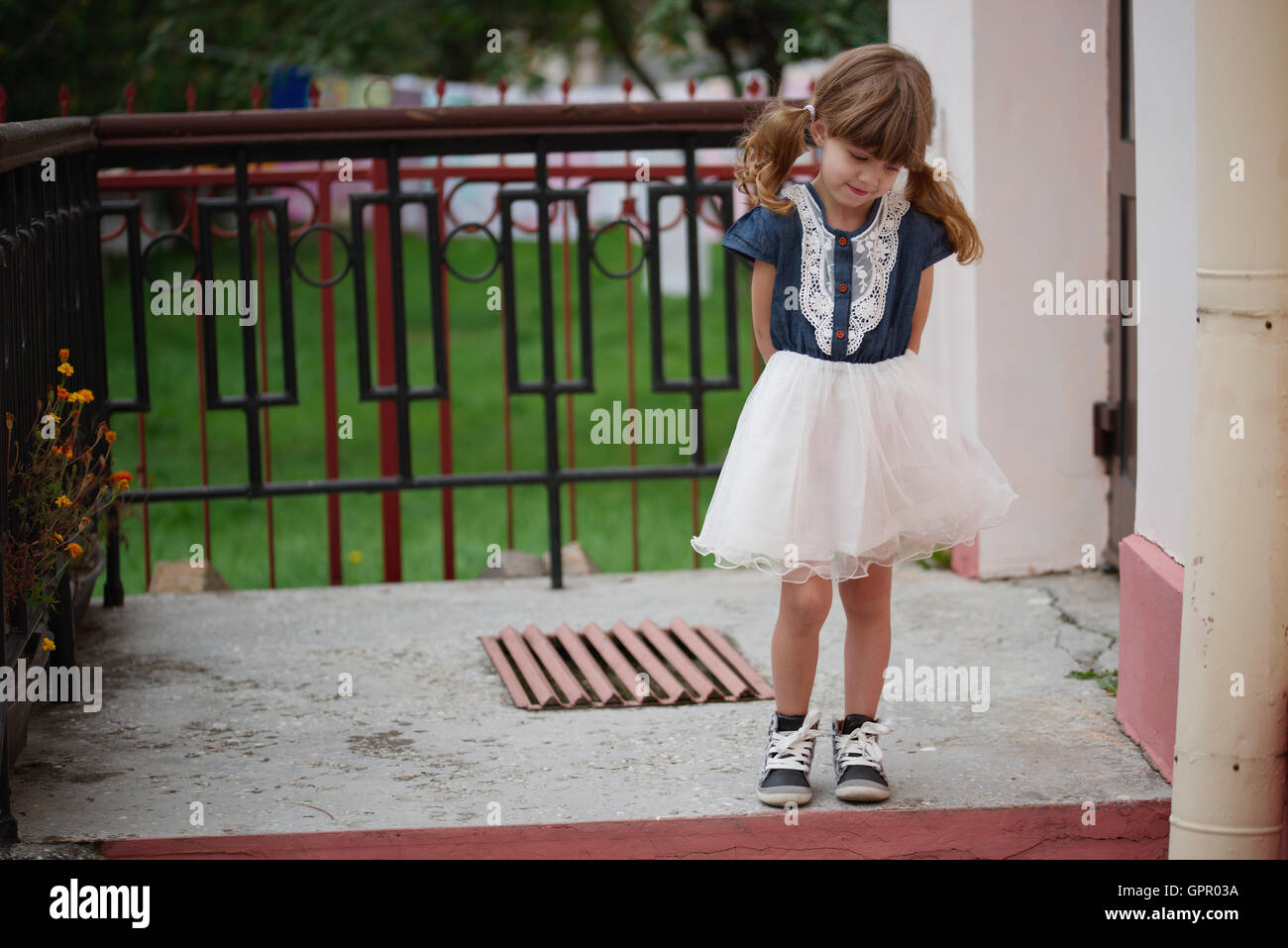 little cute shy girl on the street Stock Photo - Alamy little cute shy girl on the street Stock Photo - Alamy