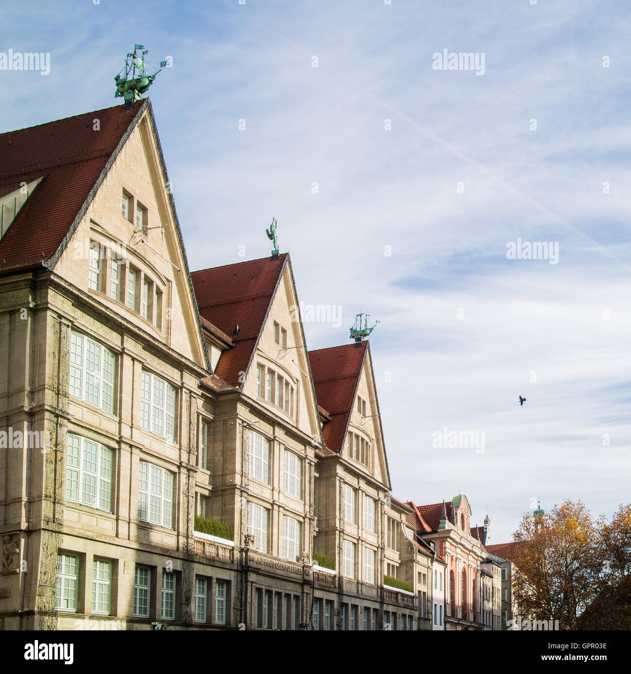 Old houses of Munich, Germany Stock Photo - Alamy