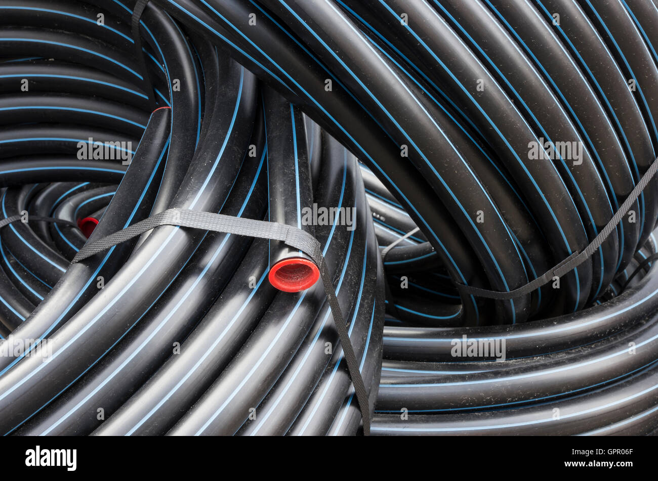 water supply hoses Stock Photo - Alamy