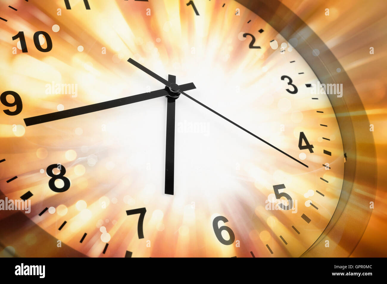 Clock face and abstract background Stock Photo - Alamy