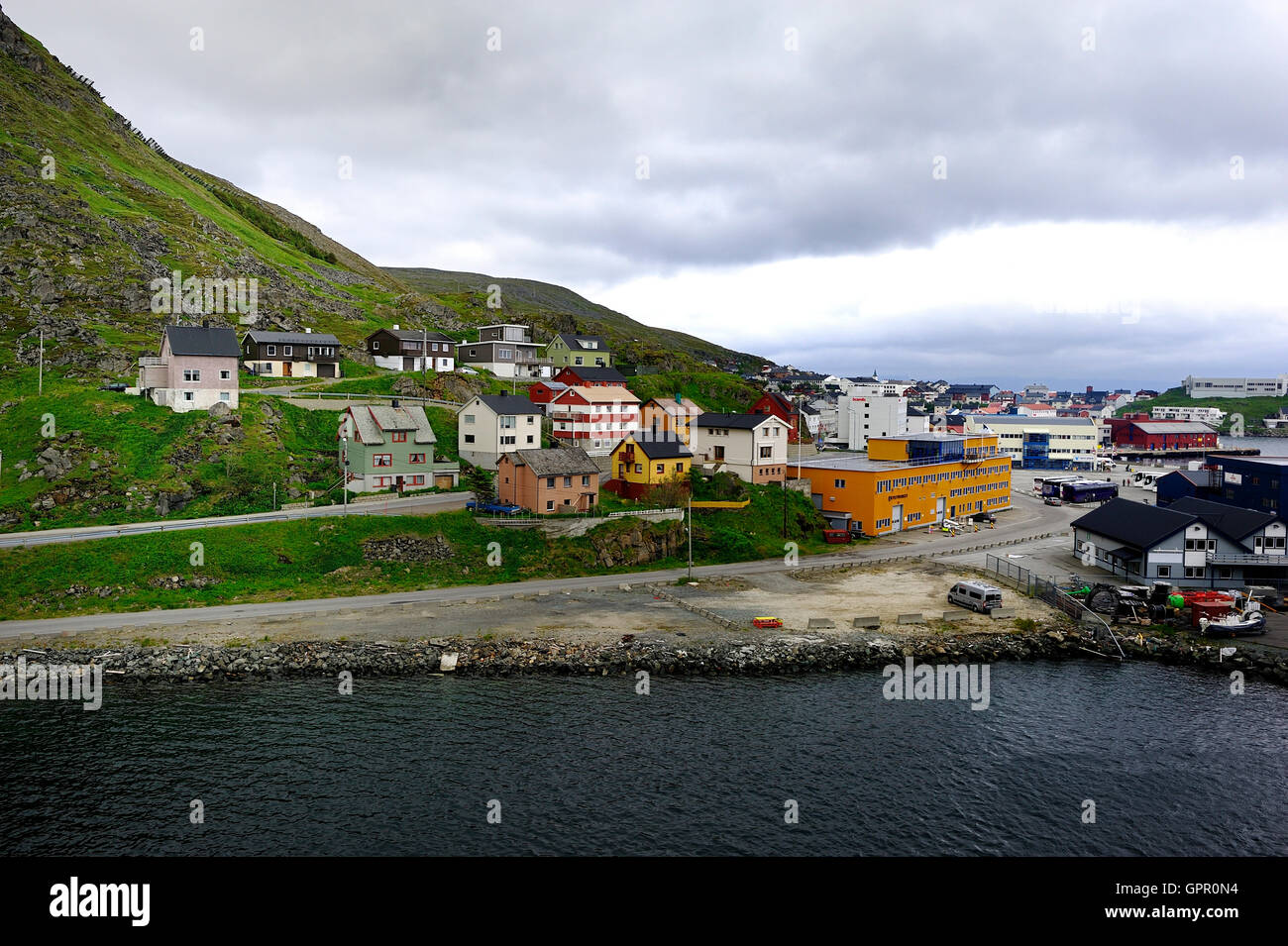 Port of honningsvag hi-res stock photography and images - Alamy