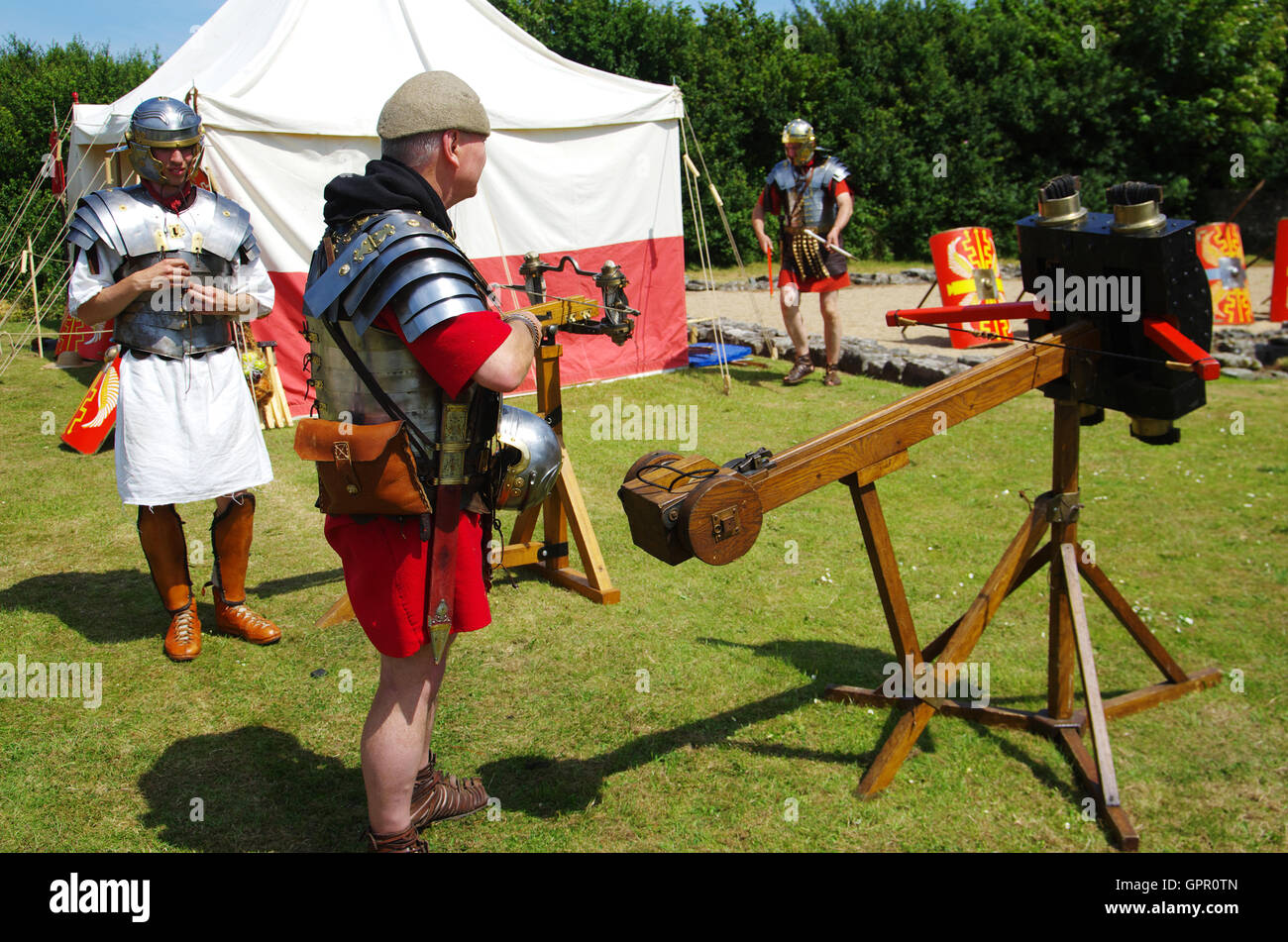 Segontium Roman Event, Caernarfon Stock Photo - Alamy