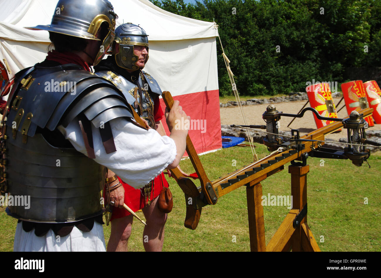 Segontium Roman Event, Caernarfon Stock Photo - Alamy