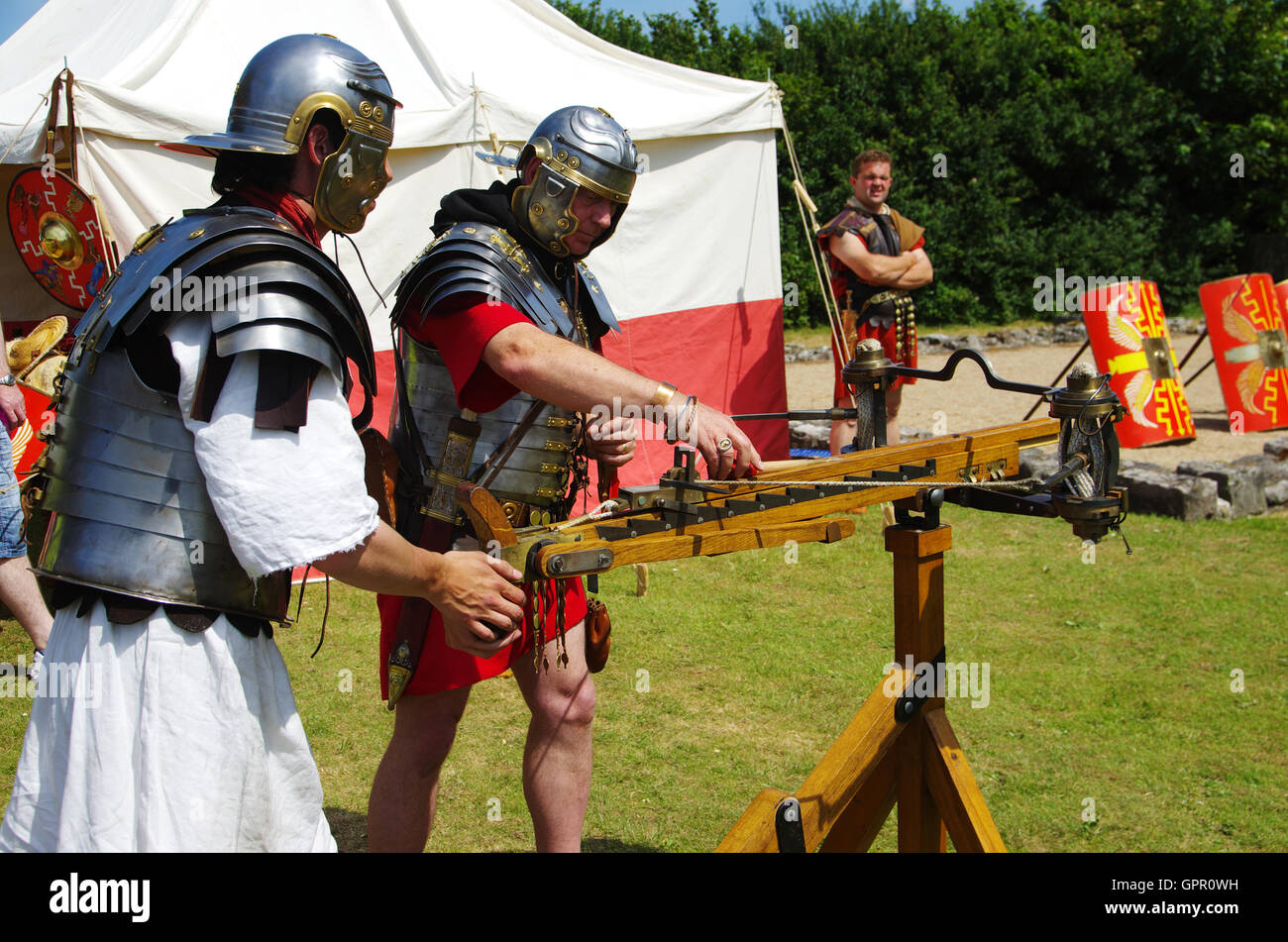 Segontium Roman Event, Caernarfon Stock Photo - Alamy