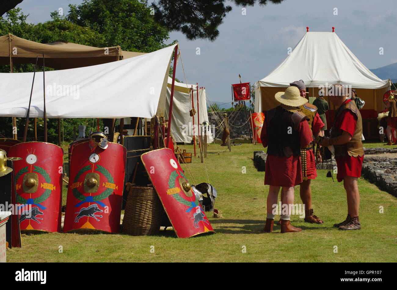 Segontium Roman Event, Caernarfon Stock Photo - Alamy