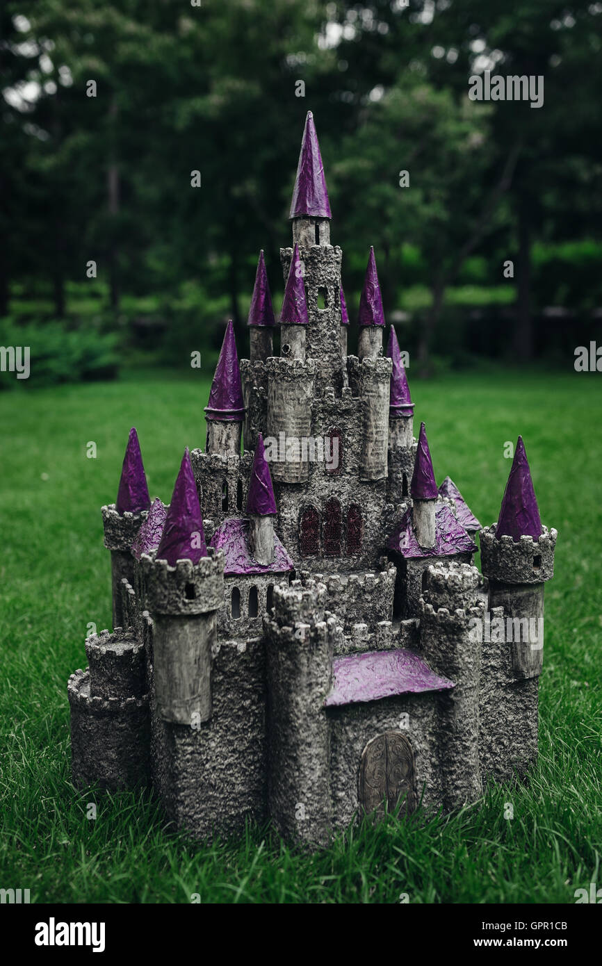 Beautiful handmade castle Stock Photo - Alamy