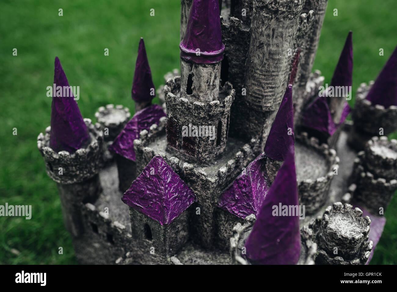 Beautiful handmade castle Stock Photo - Alamy