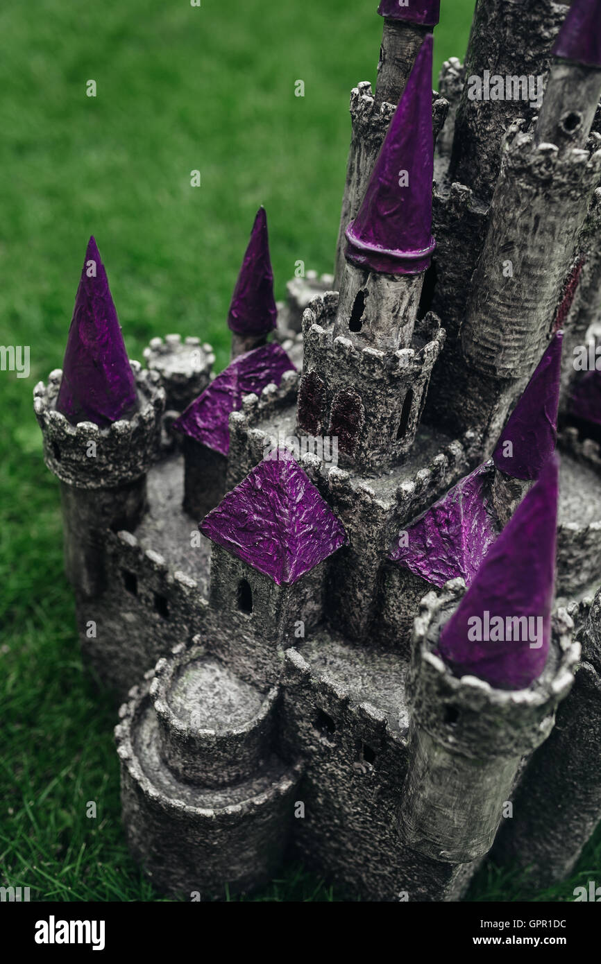 Beautiful handmade castle Stock Photo - Alamy