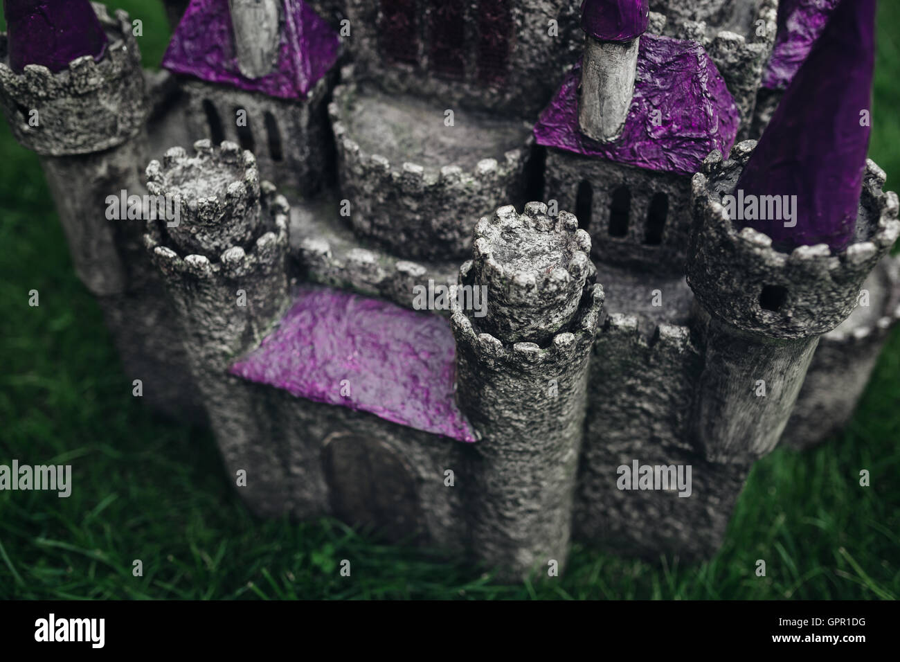 Beautiful handmade castle Stock Photo - Alamy