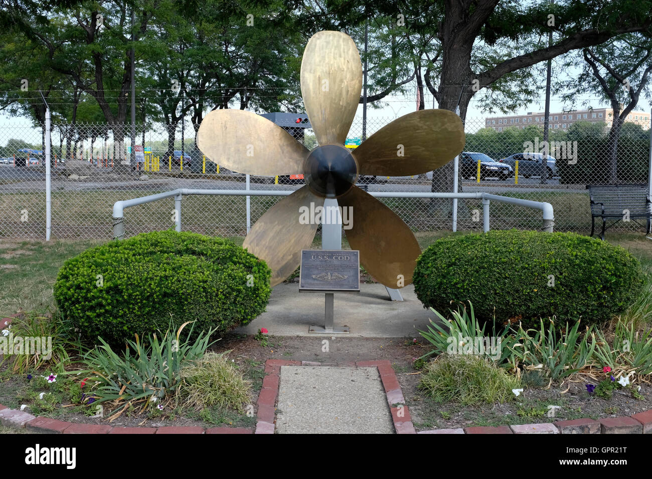 Propellor at USS Cod Submarine Memorial, Cleveland, Ohio Stock Photo ...