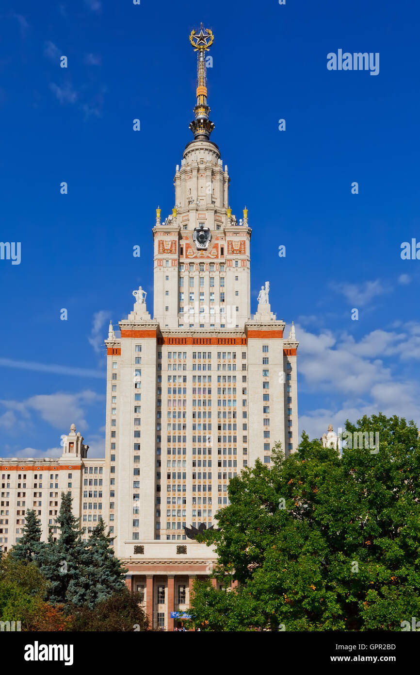 Russian university building hi-res stock photography and images - Alamy