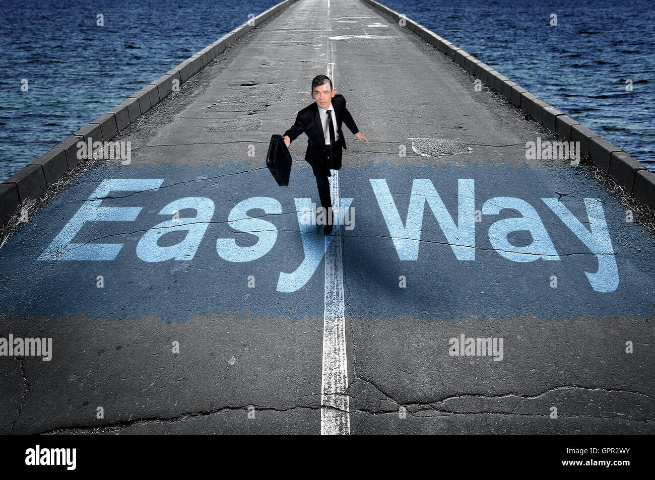 Easy way message business hi-res stock photography and images - Alamy