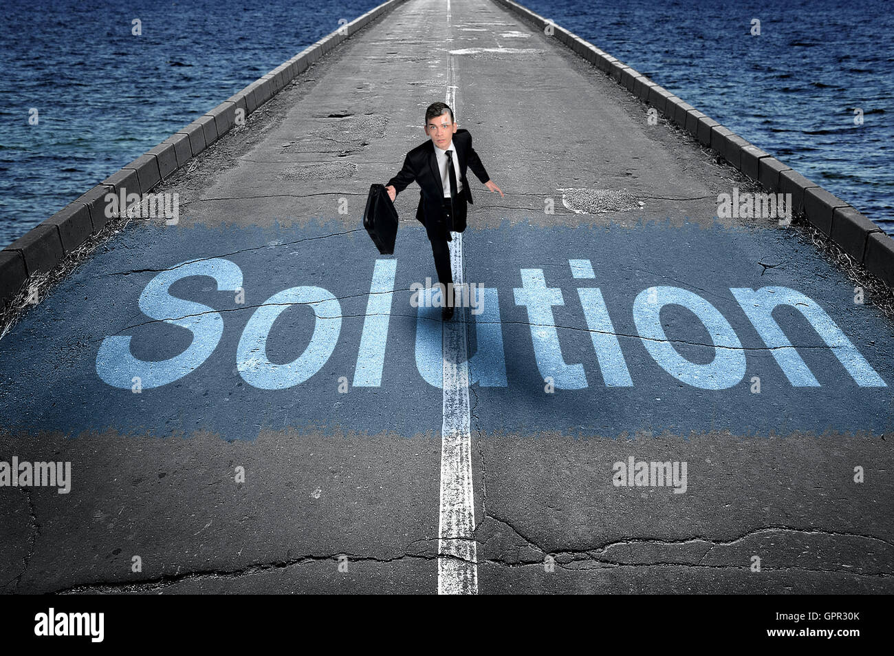 Roadway solution hi-res stock photography and images - Alamy