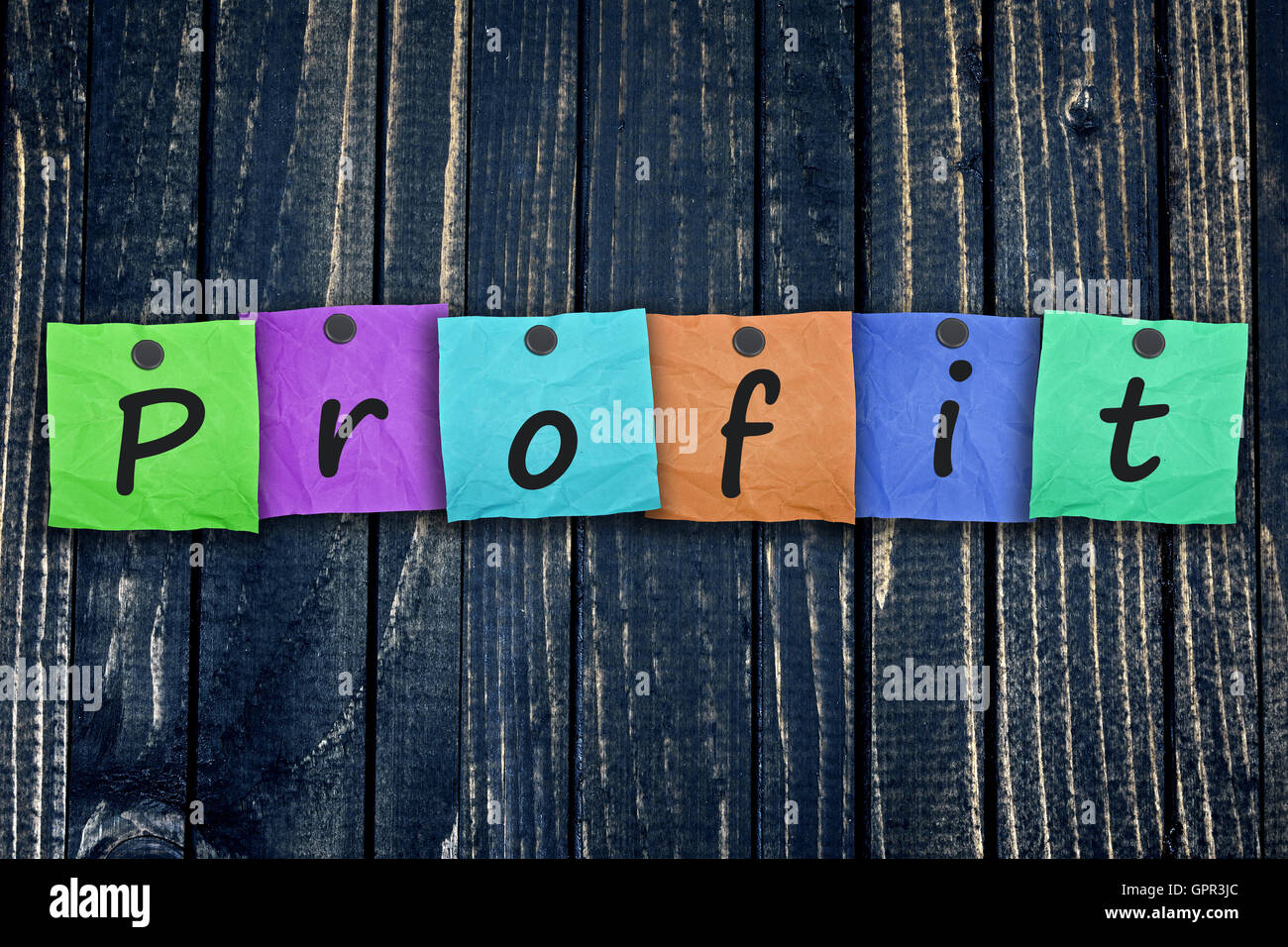 Profit growth label on hi-res stock photography and images - Alamy