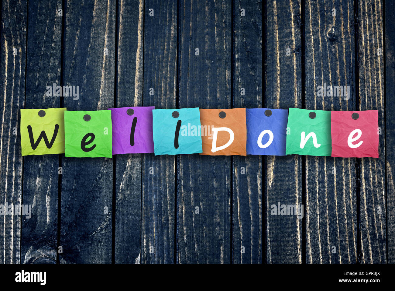 Well done message hi-res stock photography and images - Alamy