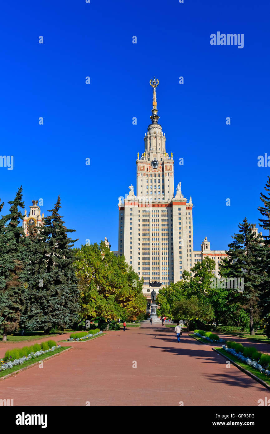 Moscow university construction hi-res stock photography and images - Alamy