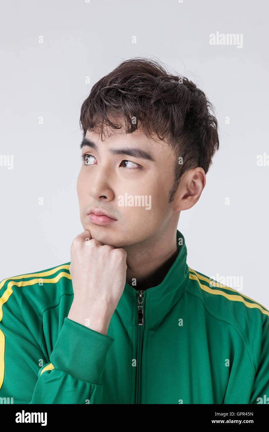 Portrait of young male NEET Stock Photo - Alamy