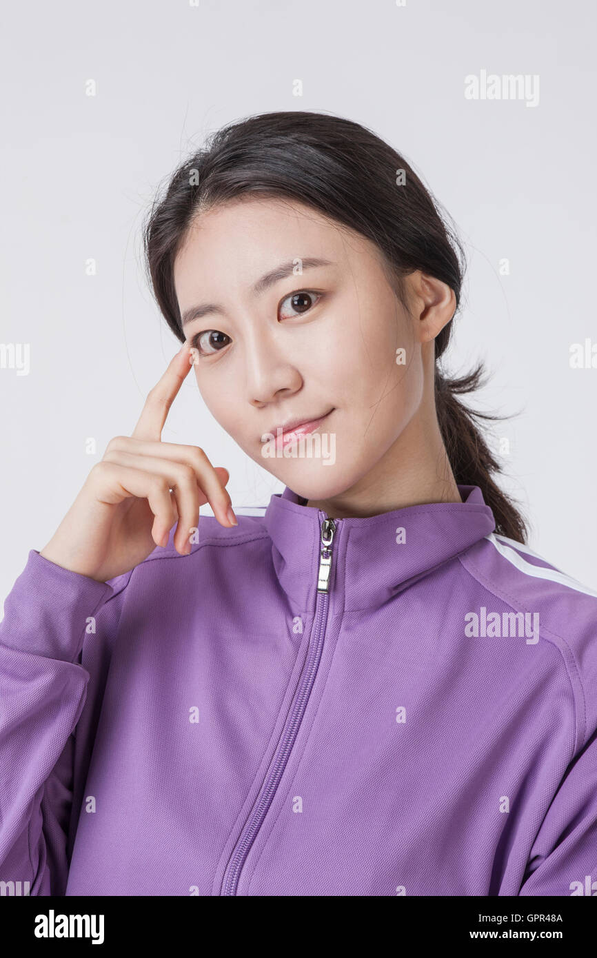 Portrait of young female NEET Stock Photo - Alamy