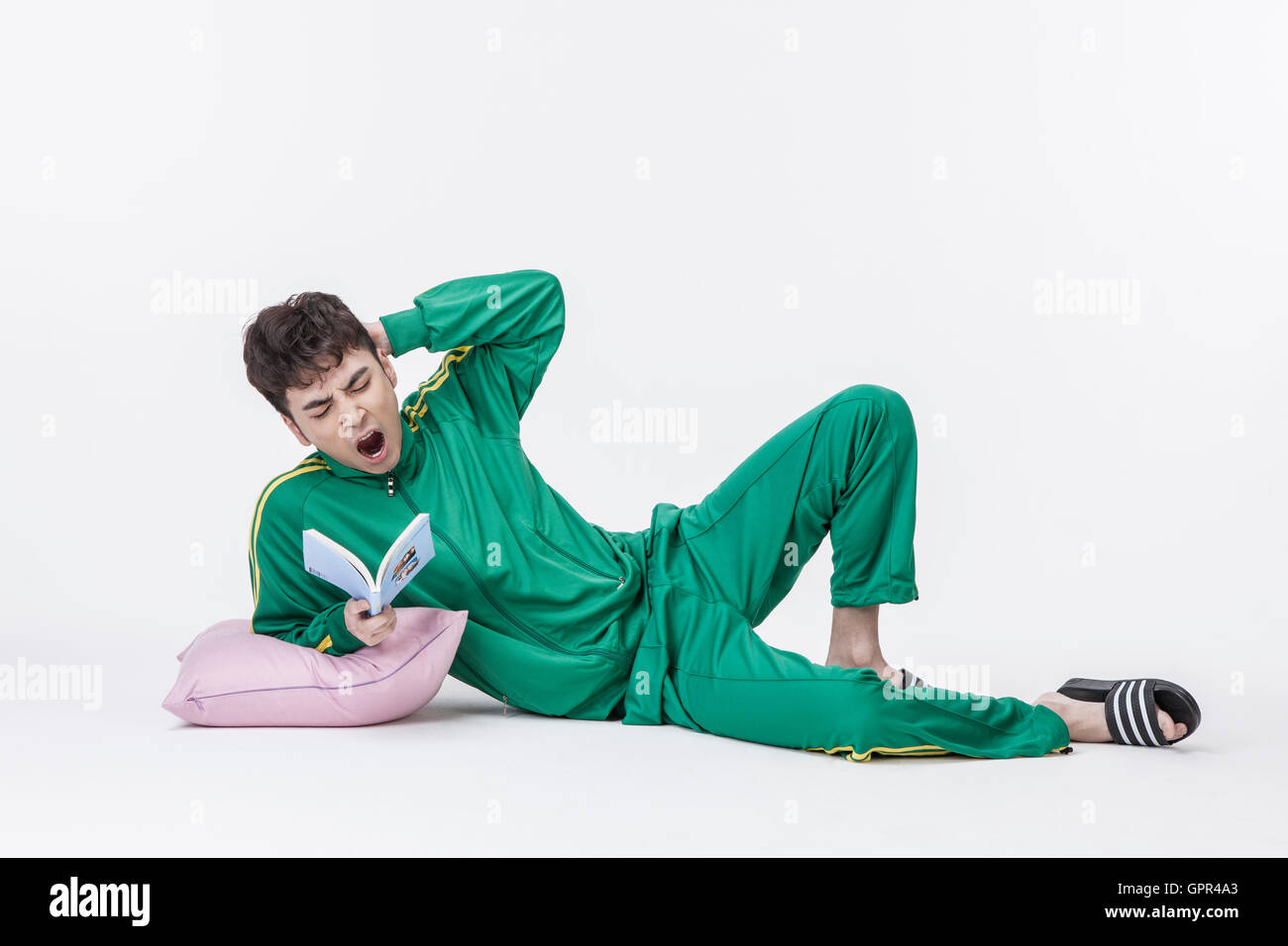 Lifestyle of young lazy male NEET Stock Photo - Alamy