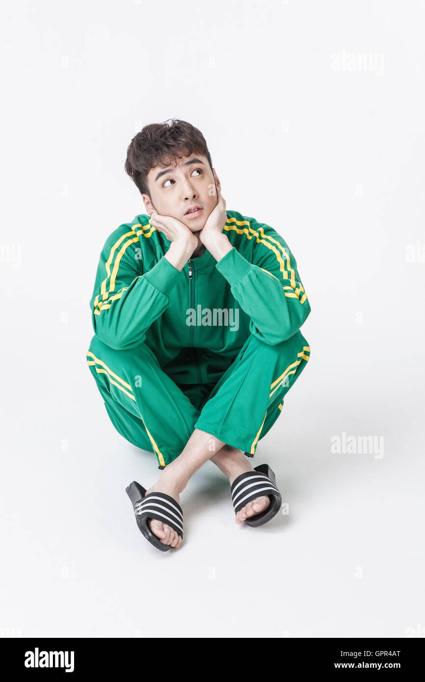 Young male NEET Stock Photo - Alamy