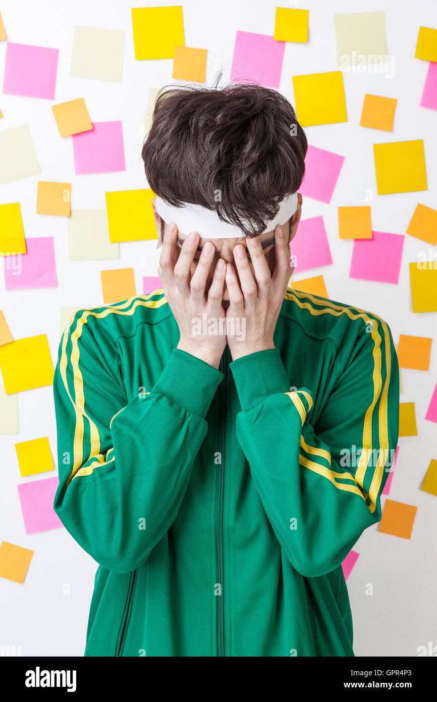 Portrait of young male job seeker Stock Photo - Alamy